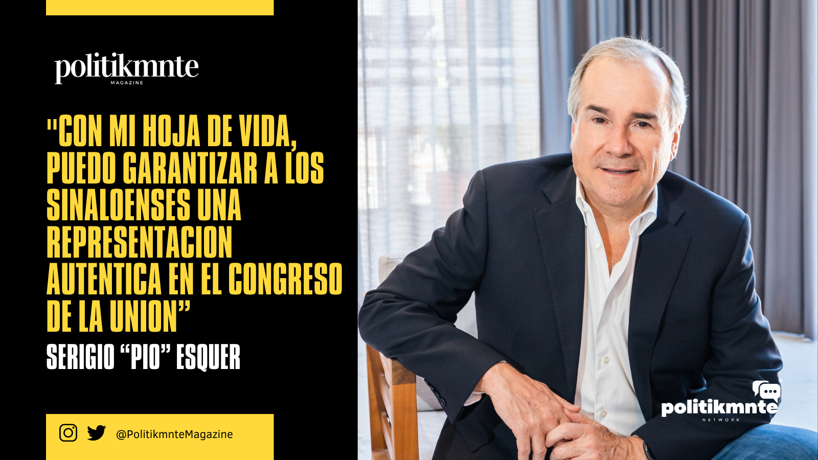Es Sergio “Pío” Esquer una solución para el campo y Sinaloa. – Politikmnte